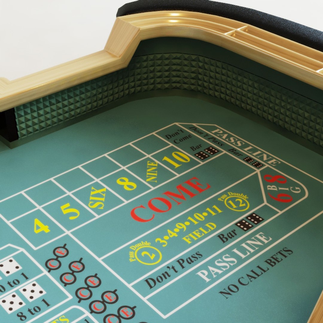 Craps Table 3d C4d