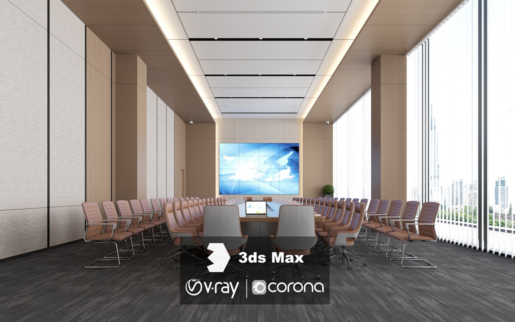 modelo 3d Conference Room - TurboSquid 2028423