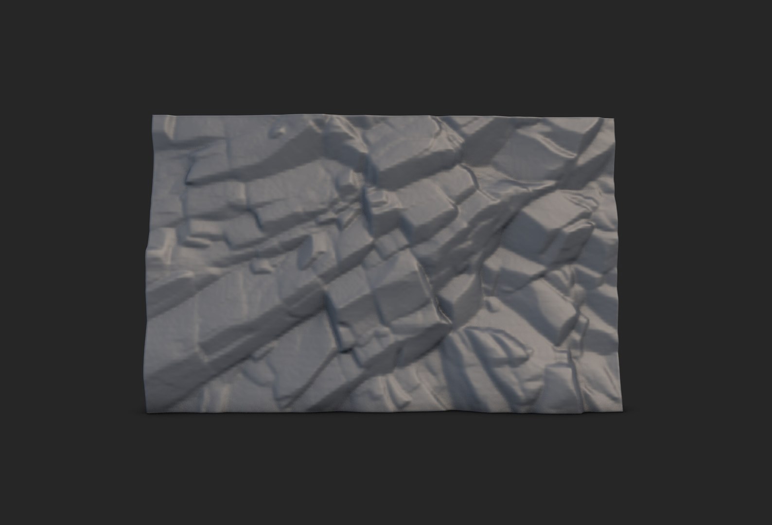 3D Model Rock Wall 2 - TurboSquid 2294872