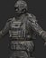 3d Human Military Soldier Model