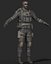 3d Human Military Soldier Model