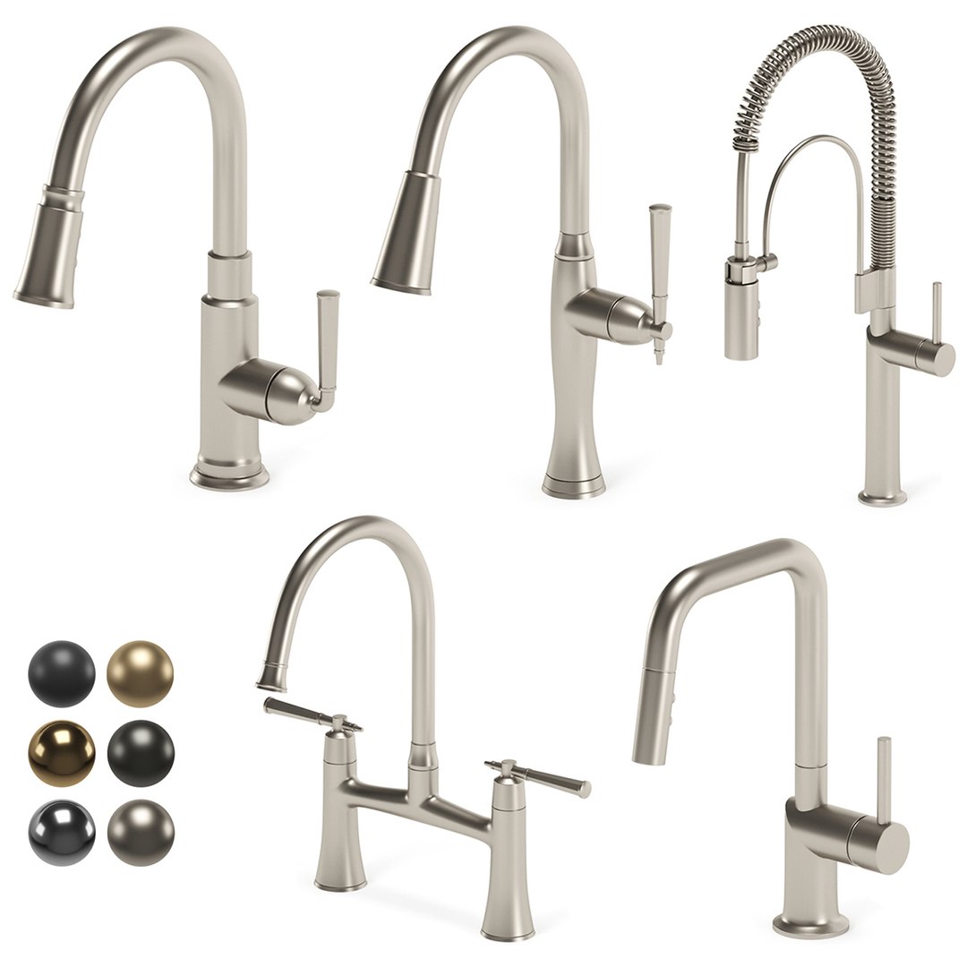 3D model BRIZO kitchen faucets - TurboSquid 2008708