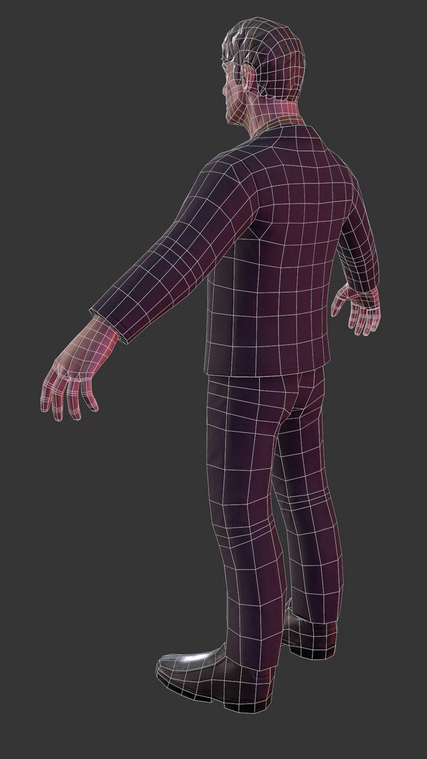 Horror Man Character Videogame Model - TurboSquid 2044301