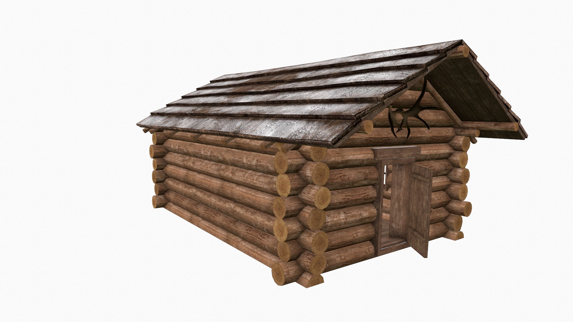 Wooden House 3D Model - TurboSquid 1229964