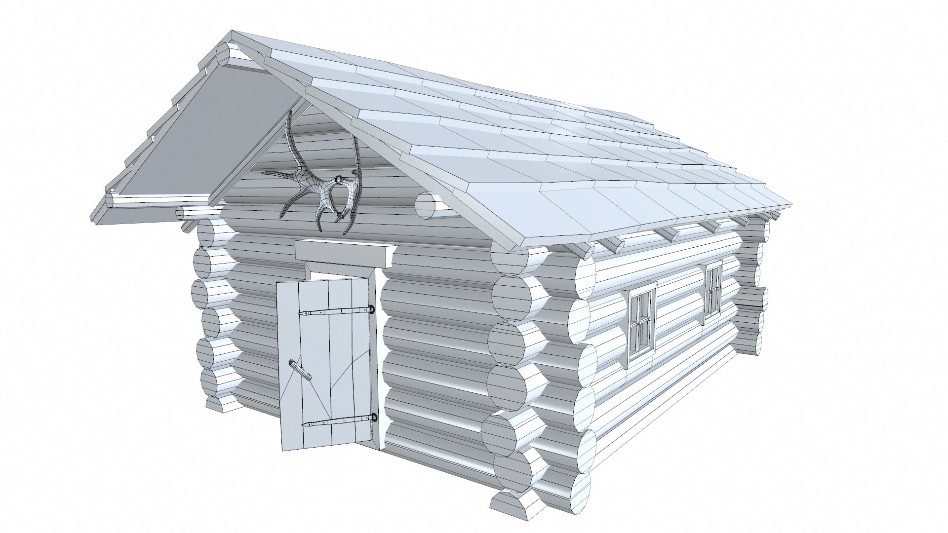 Wooden House 3D Model - TurboSquid 1229964
