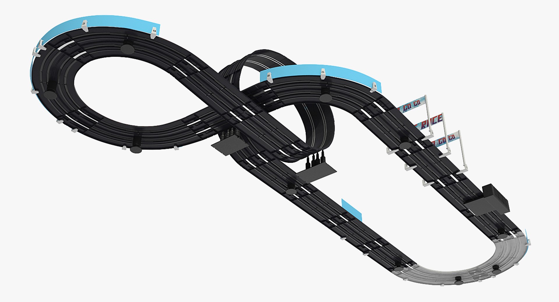 3D toy racing car track - TurboSquid 1301665