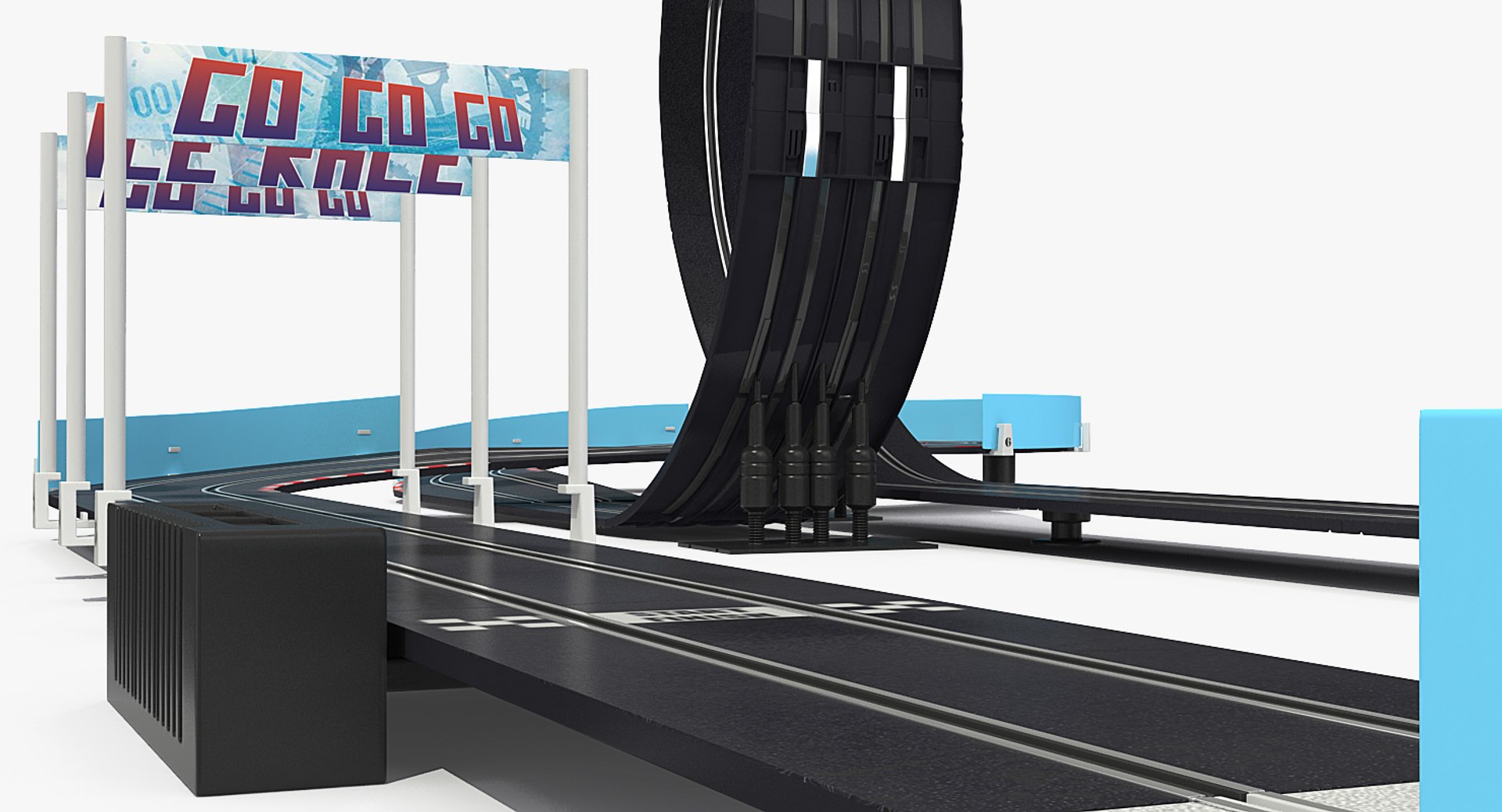 3D Toy Racing Car Track - TurboSquid 1301665