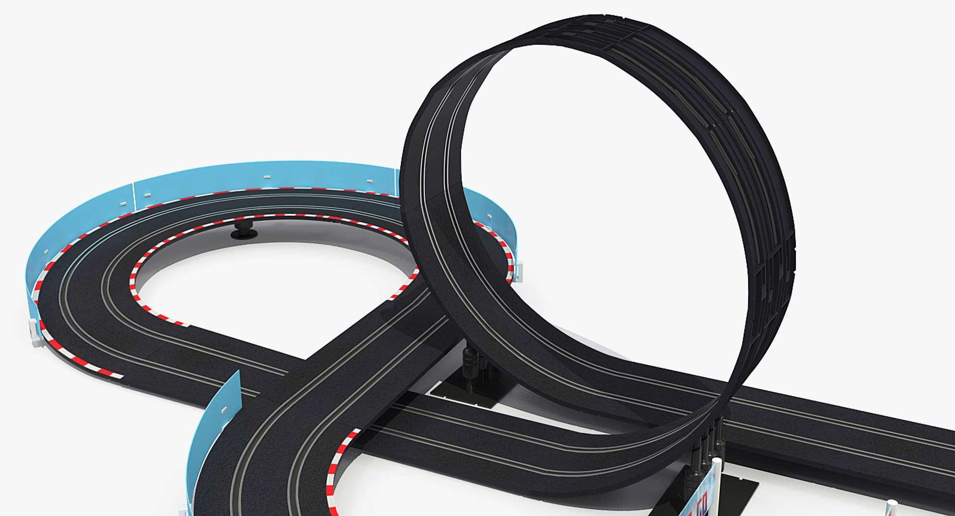 3D Toy Racing Car Track - TurboSquid 1301665