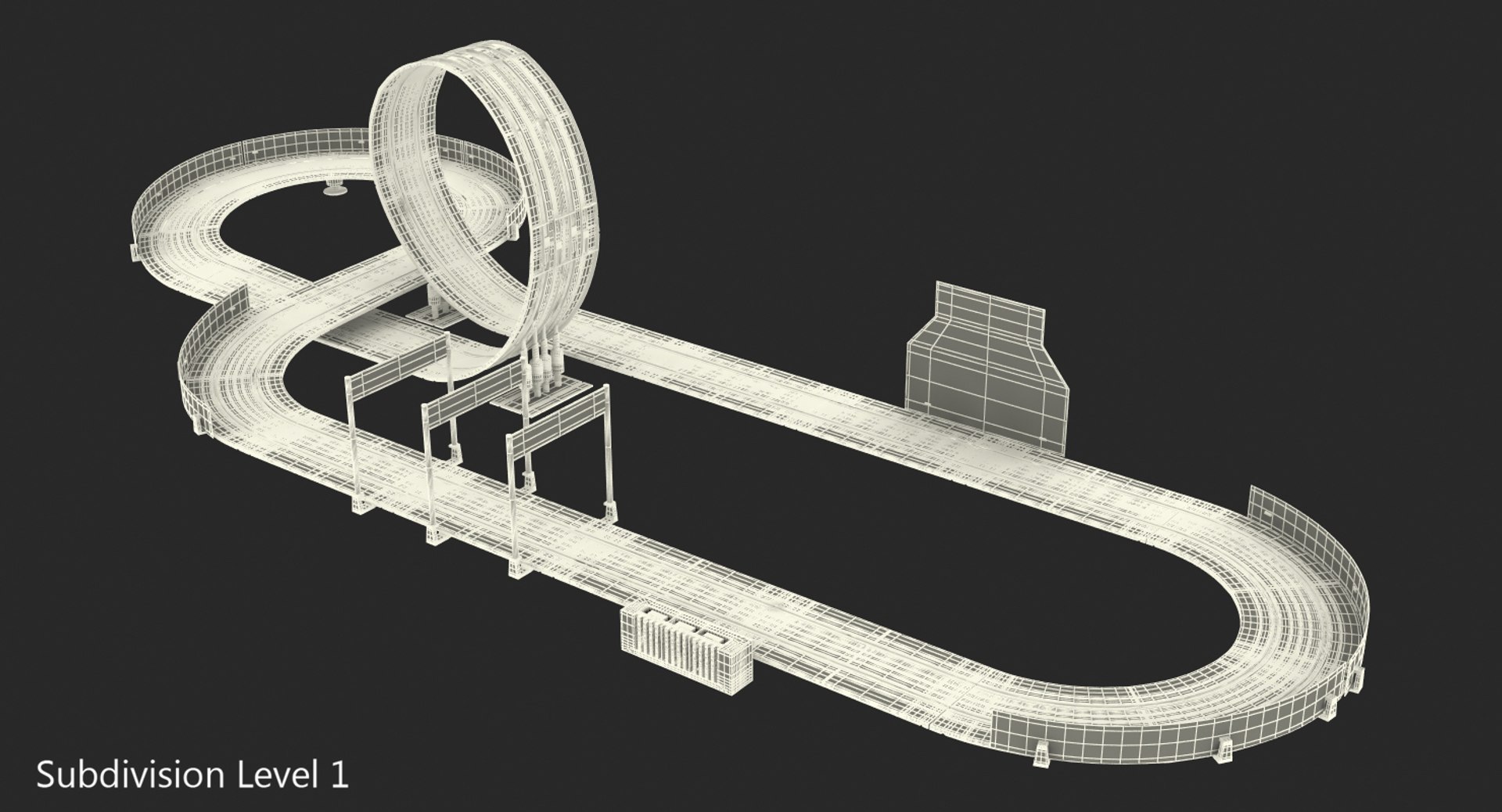 3D toy racing car track - TurboSquid 1301665