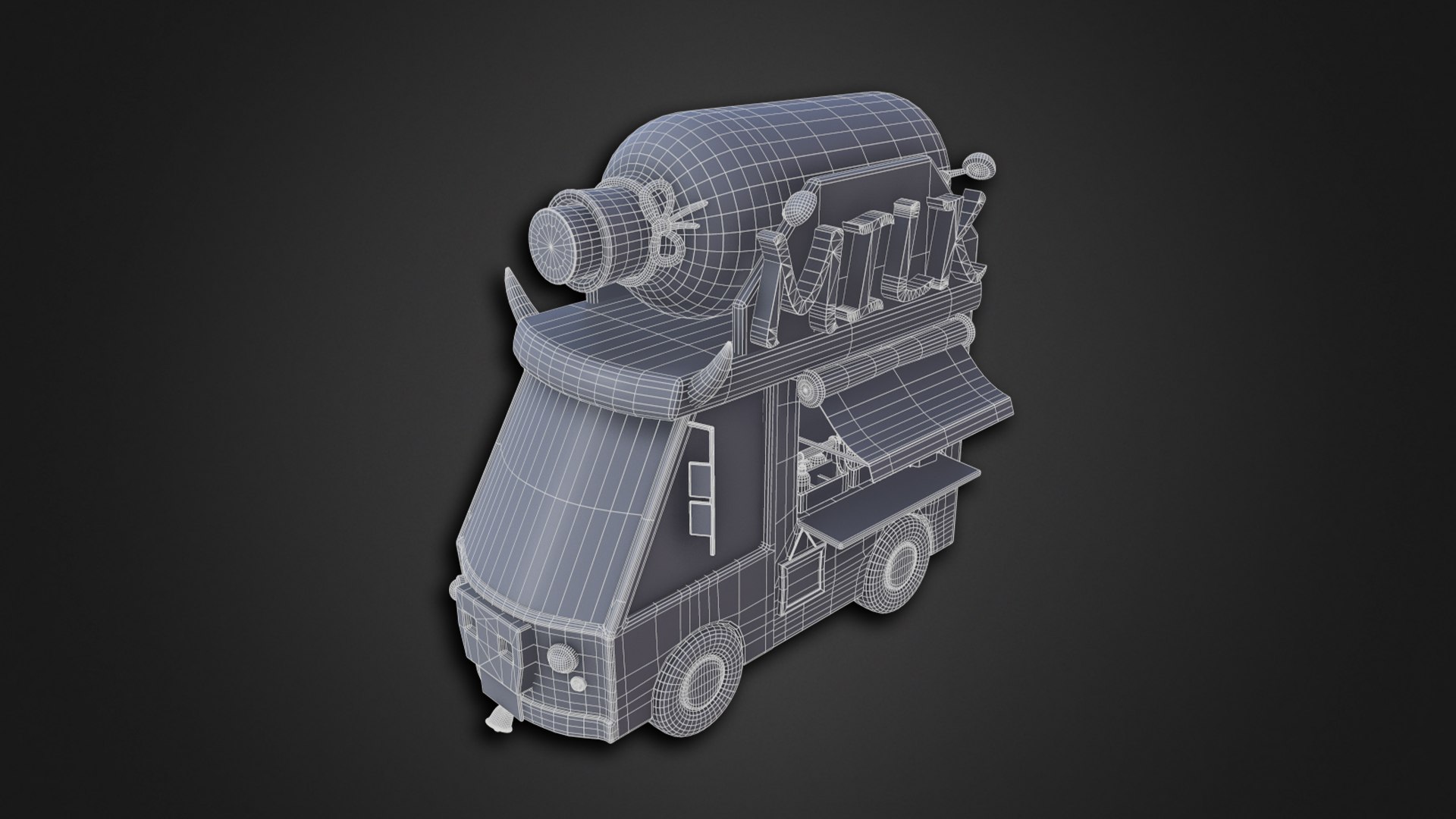 Asset - Cartoons - Food Car Milk Model - TurboSquid 2158645