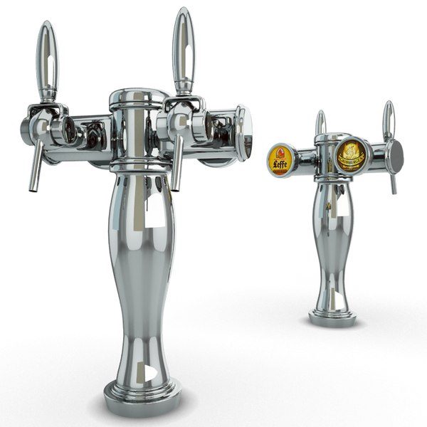 3d beer tap tower
