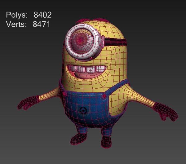 professional set minion 3d max