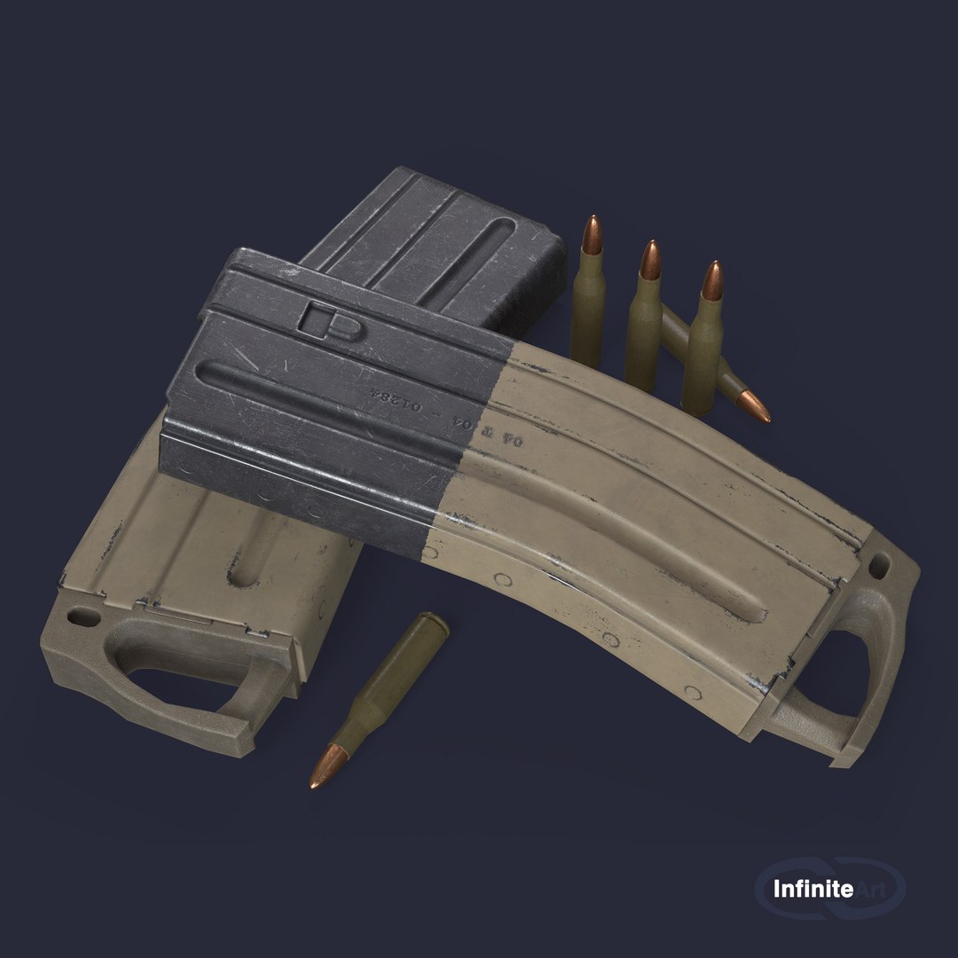 Gun Magazines Accessories 3D model - TurboSquid 1874159