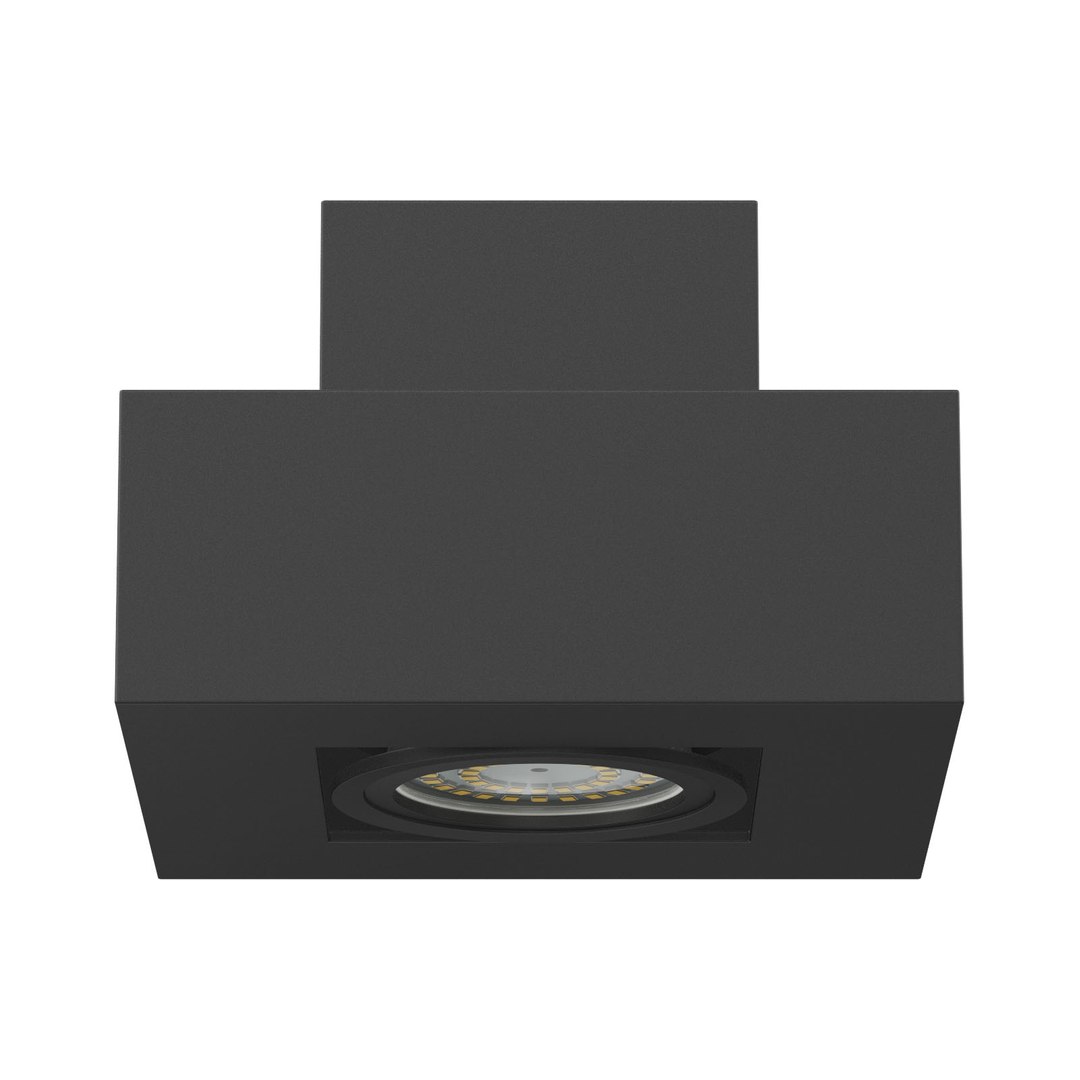 3D Black Rectangular Halogen Light - TurboSquid 1413967