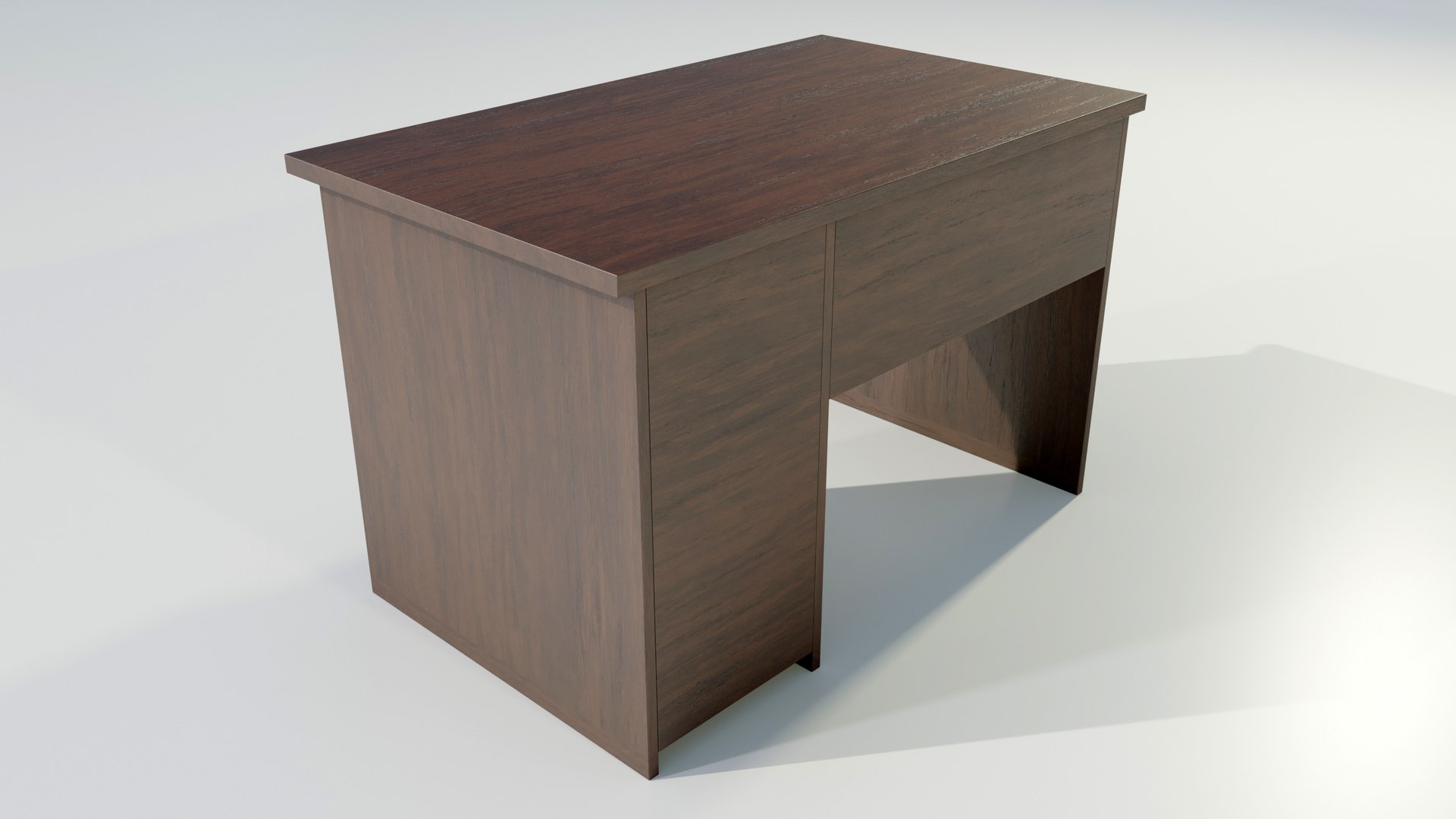 Wooden Desk 3D Model - TurboSquid 2114458
