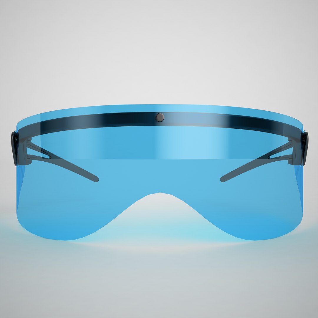 medical safety glasses 3d model
