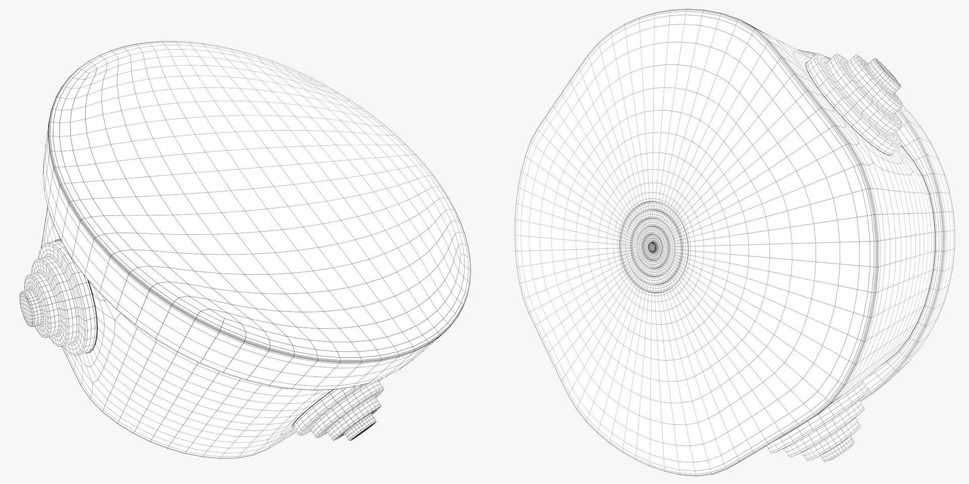 Round Junction Box 3D Model - TurboSquid 1865906