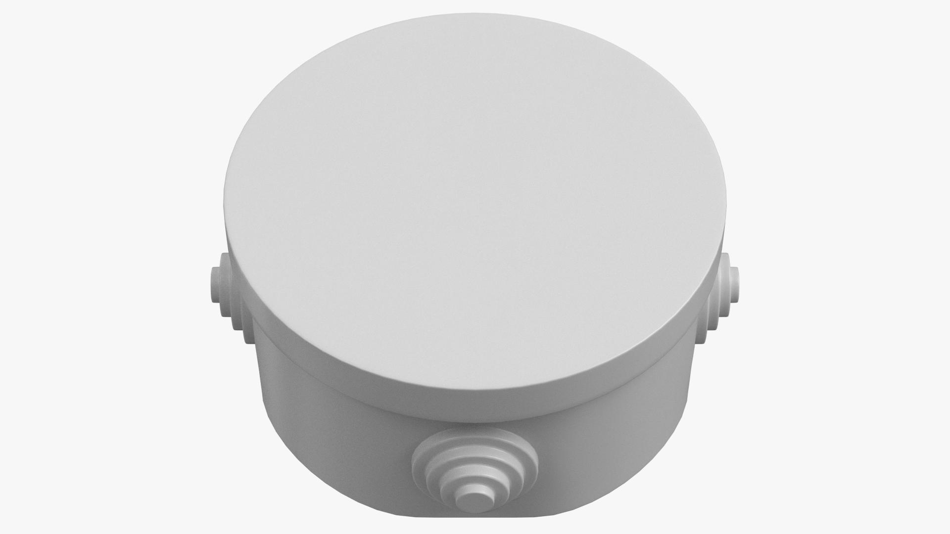 Round Junction Box 3D Model - TurboSquid 1865906