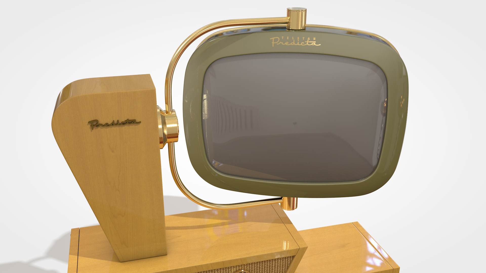 3D Vintage Tv Predicta - TurboSquid 1550547