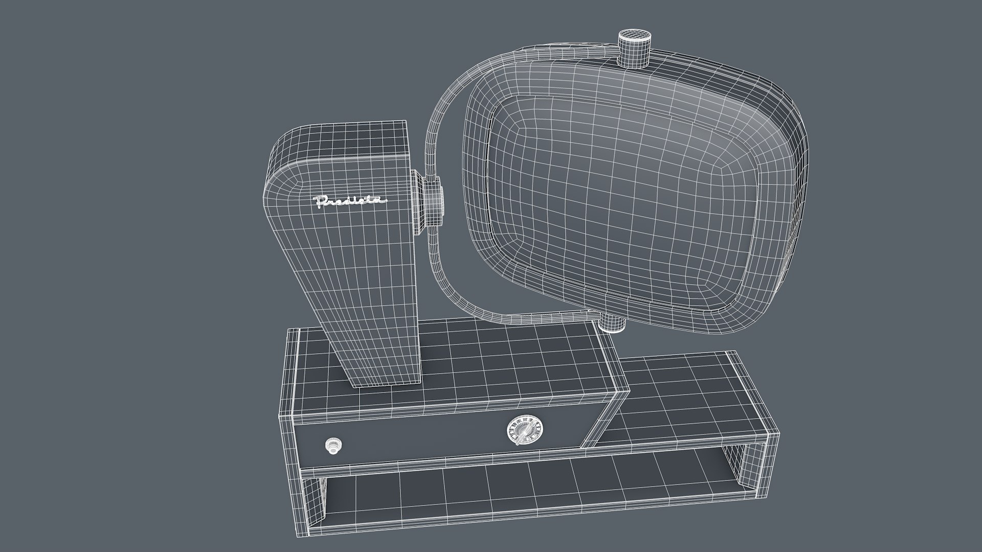 3D Vintage Tv Predicta - TurboSquid 1550547