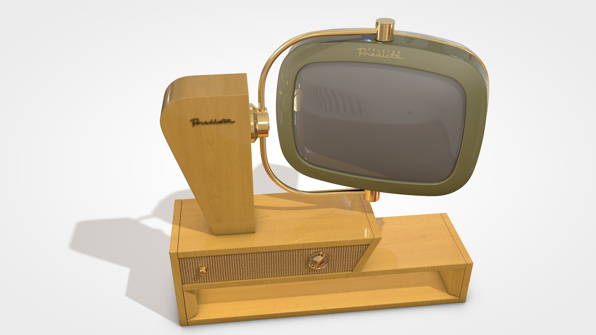 3D Vintage Tv Predicta - TurboSquid 1550547