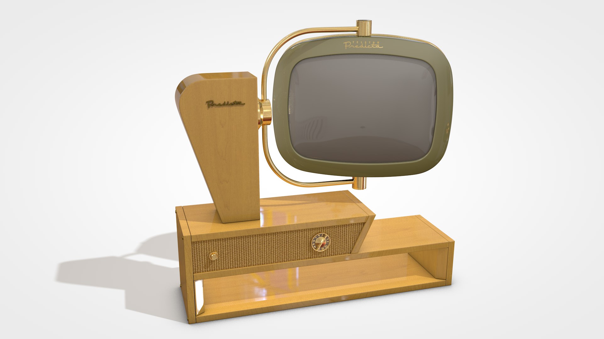 3D Vintage Tv Predicta - TurboSquid 1550547