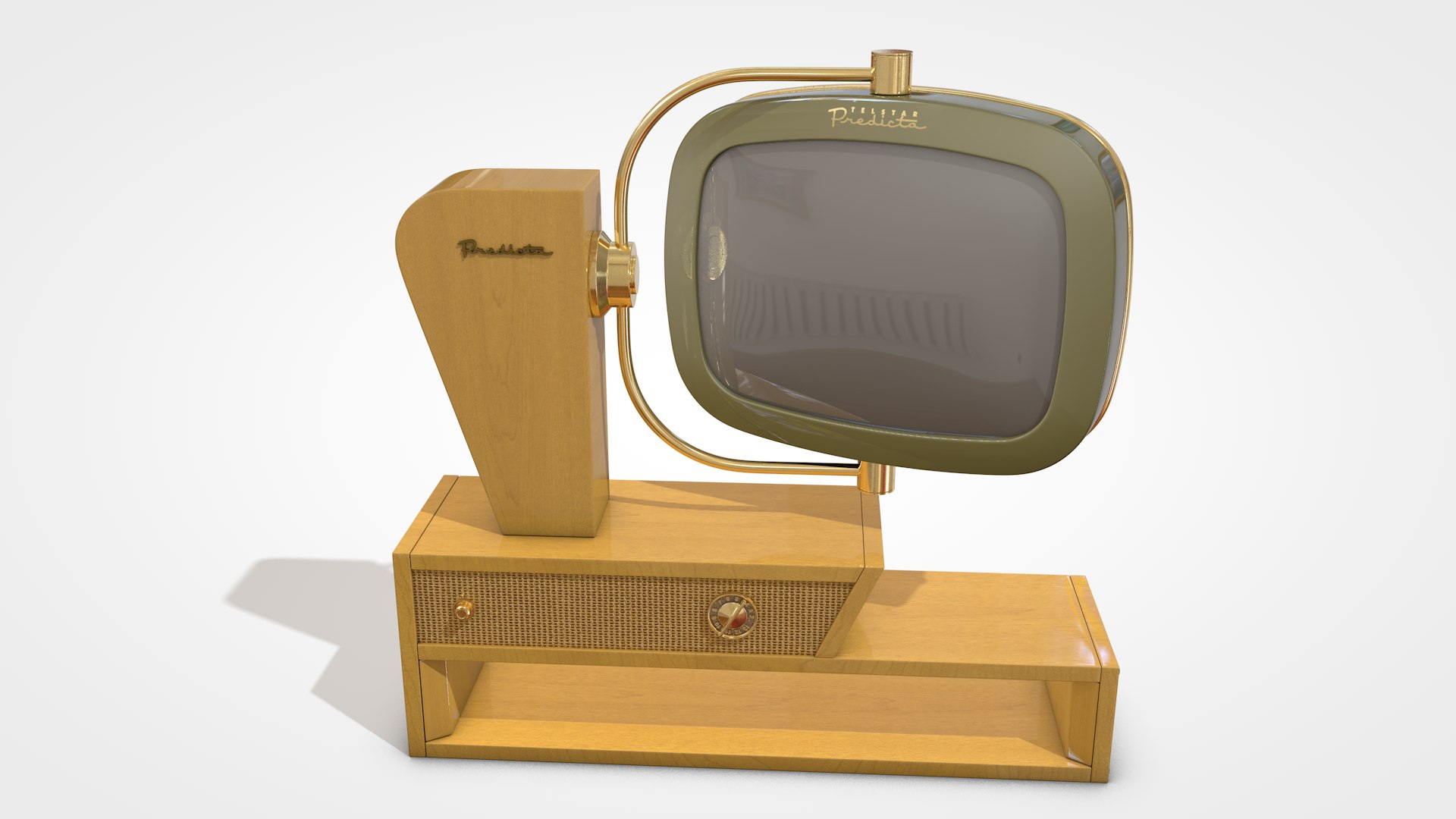 3D Vintage Tv Predicta - TurboSquid 1550547