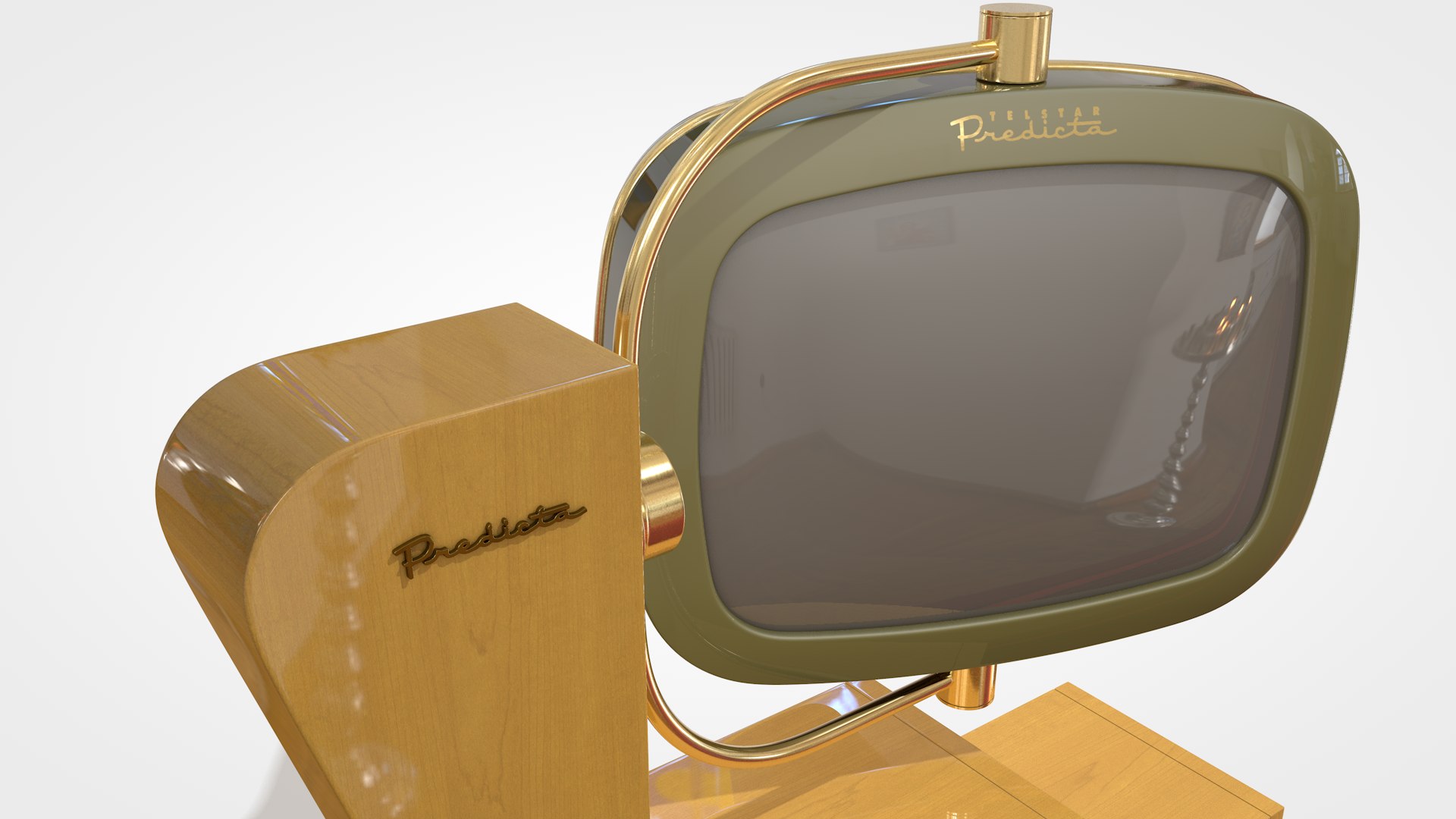 3D Vintage Tv Predicta - TurboSquid 1550547
