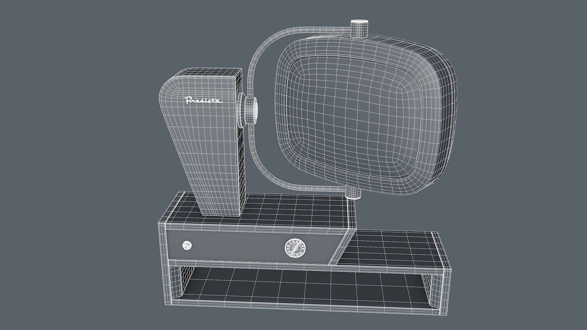 3D Vintage Tv Predicta - TurboSquid 1550547