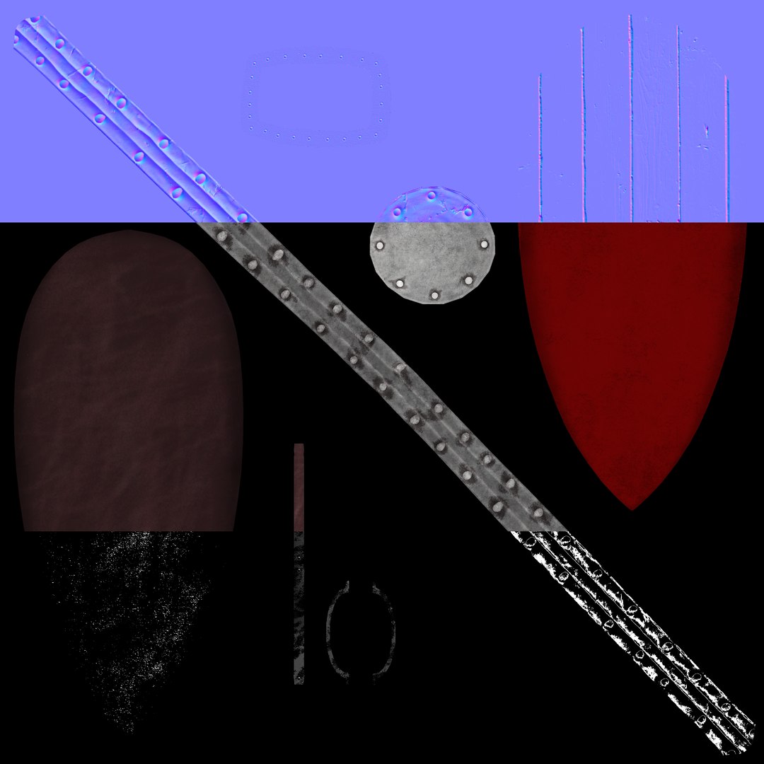 Shield Blender 3D Model - TurboSquid 1203113