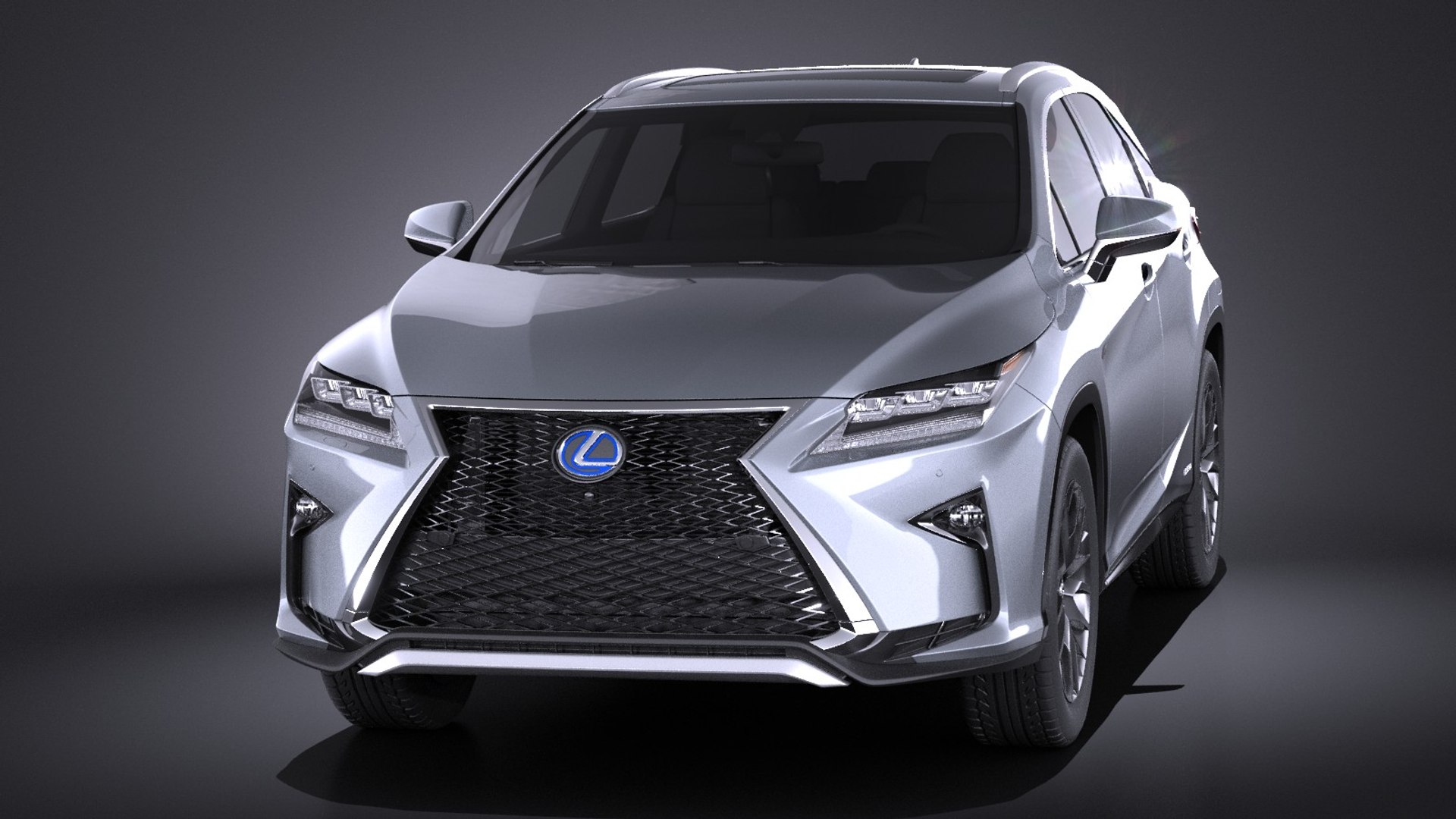 3d Model 450h F-type Lexus