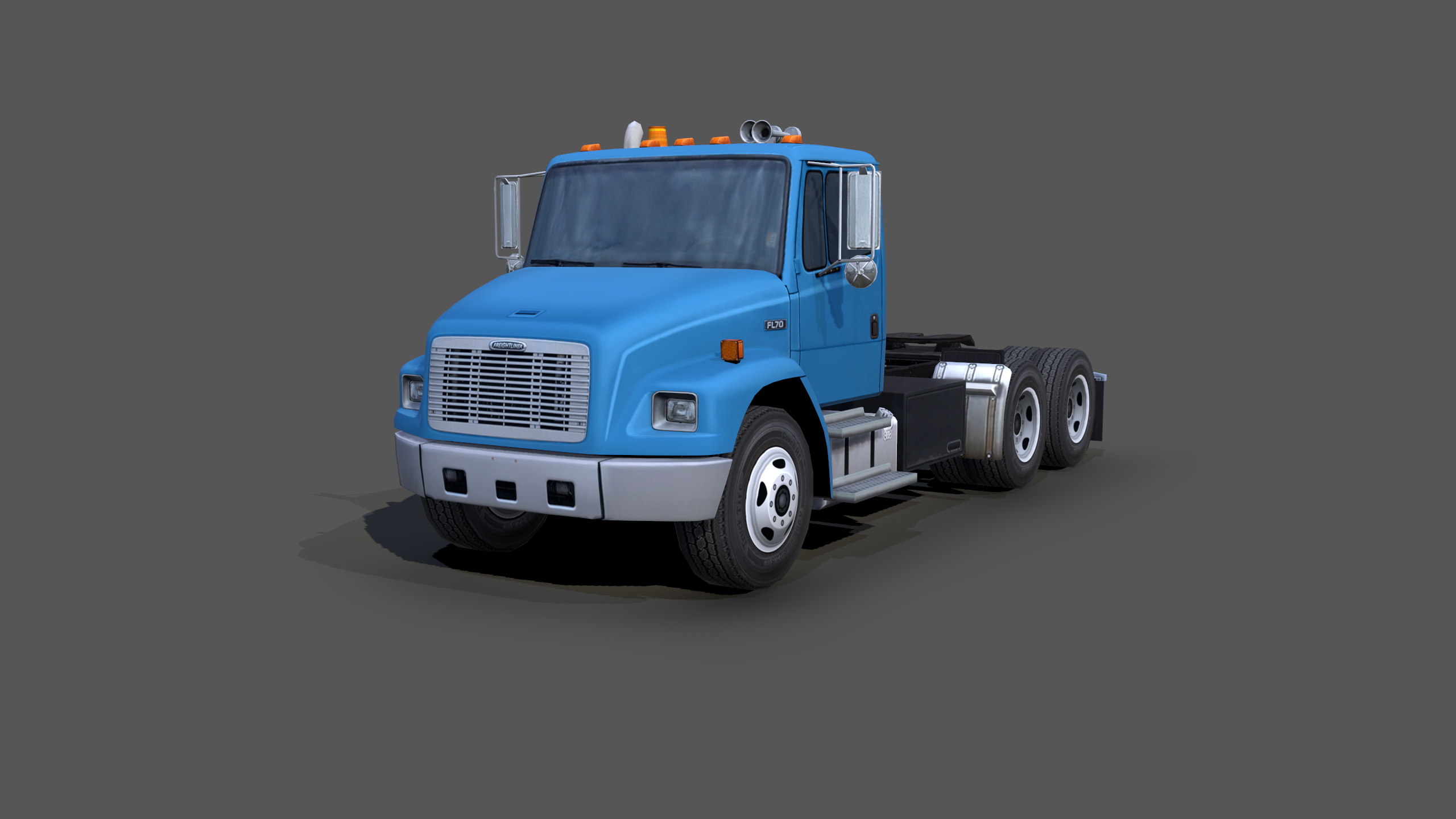 Freightliner FL70 1998 semi truck 3D model - TurboSquid 1936988
