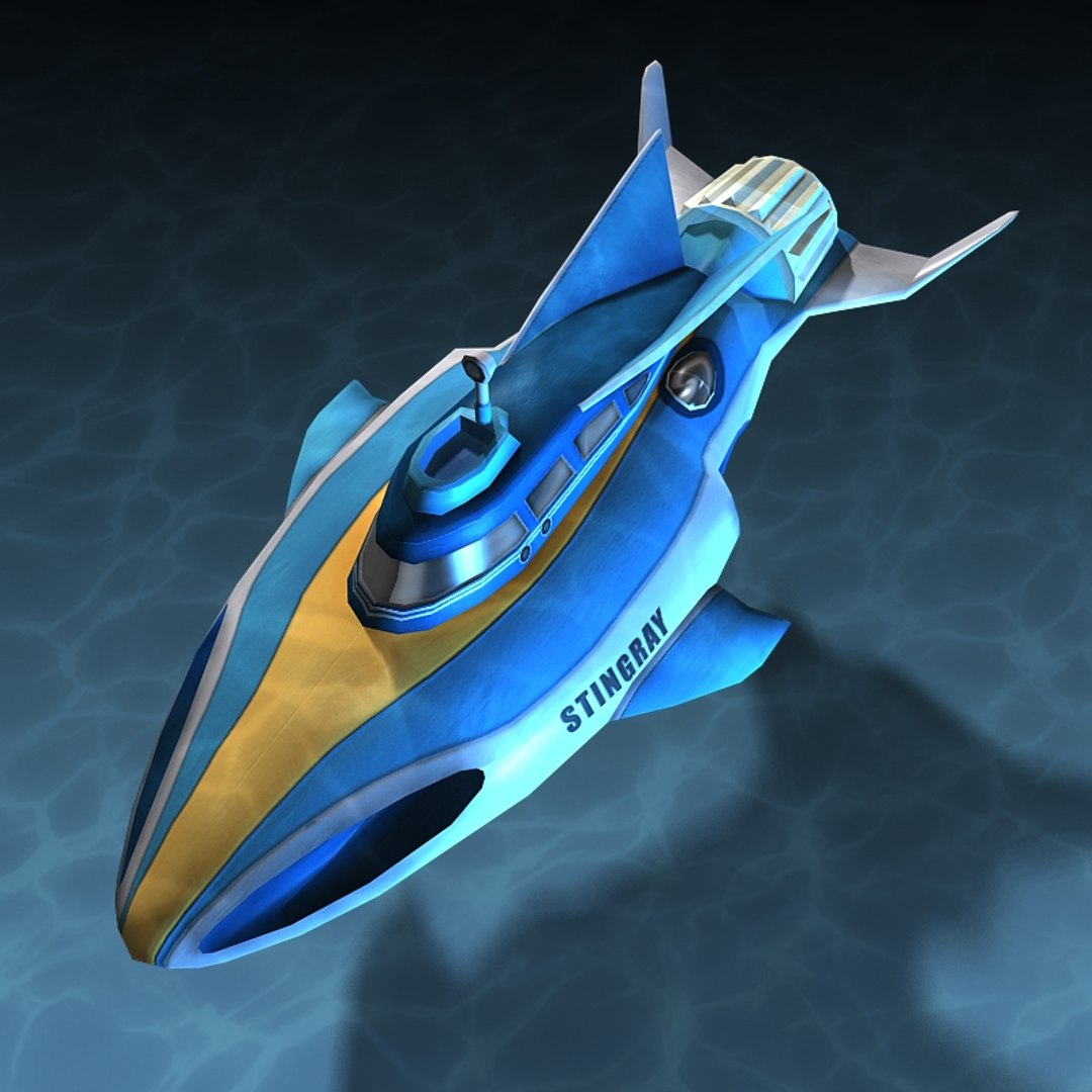 Stingray Gerry Andersons 3d Model