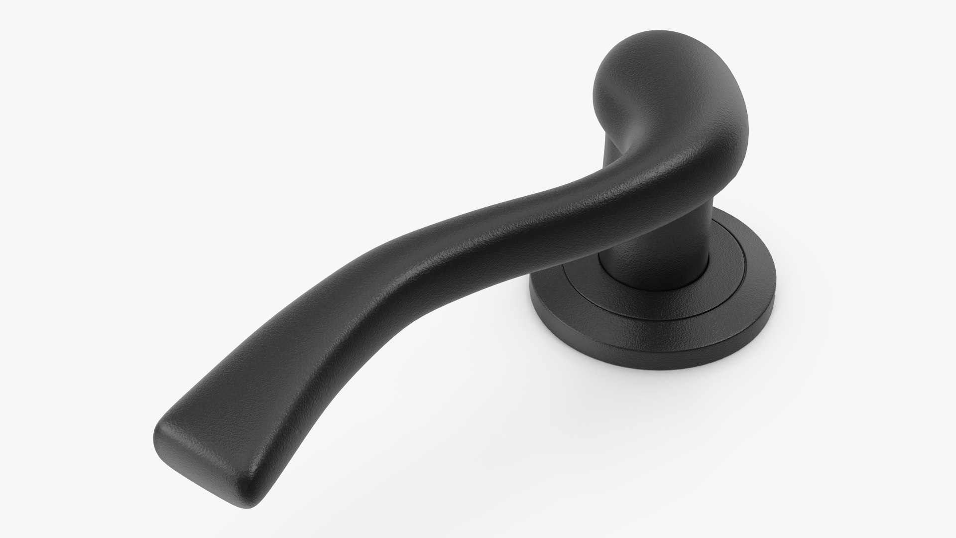 3D Black Classic Style Door Handles Model - TurboSquid 1995780