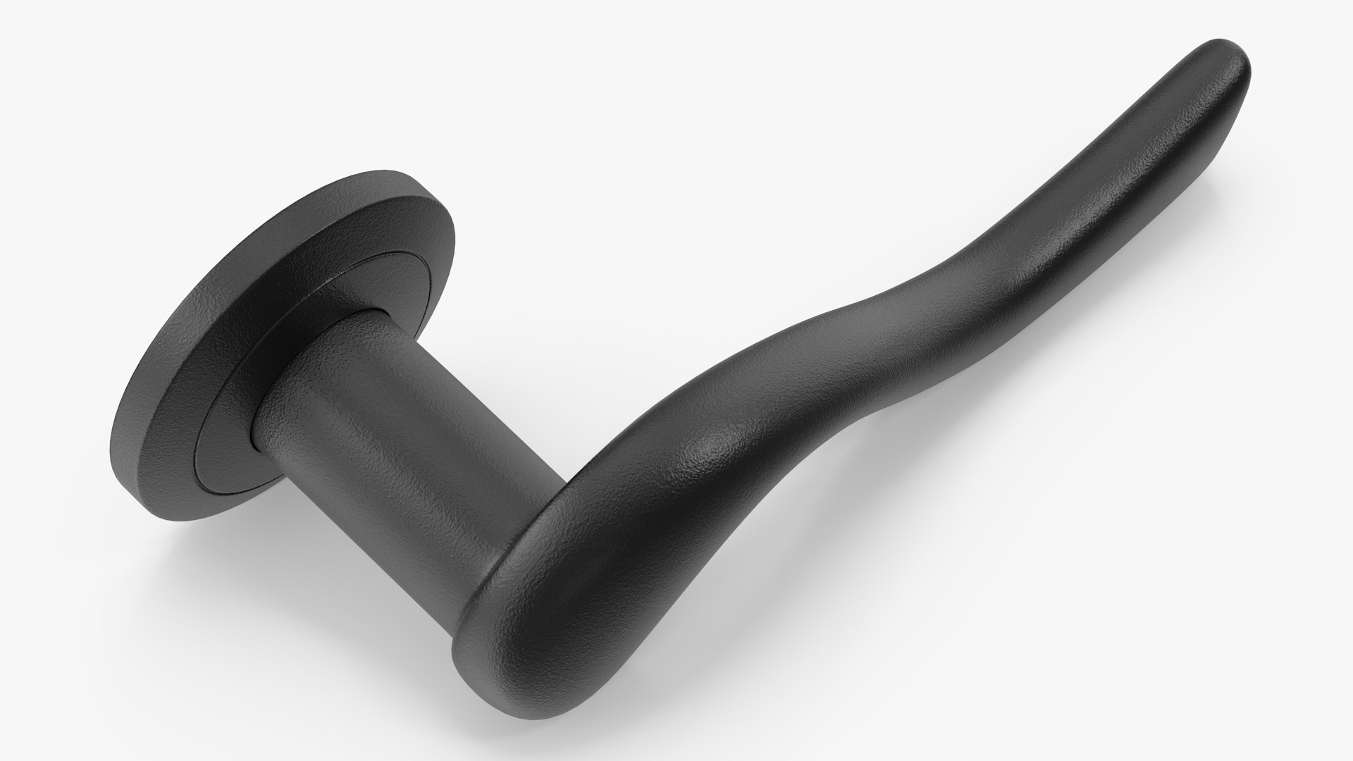 3D Black Classic Style Door Handles Model - TurboSquid 1995780