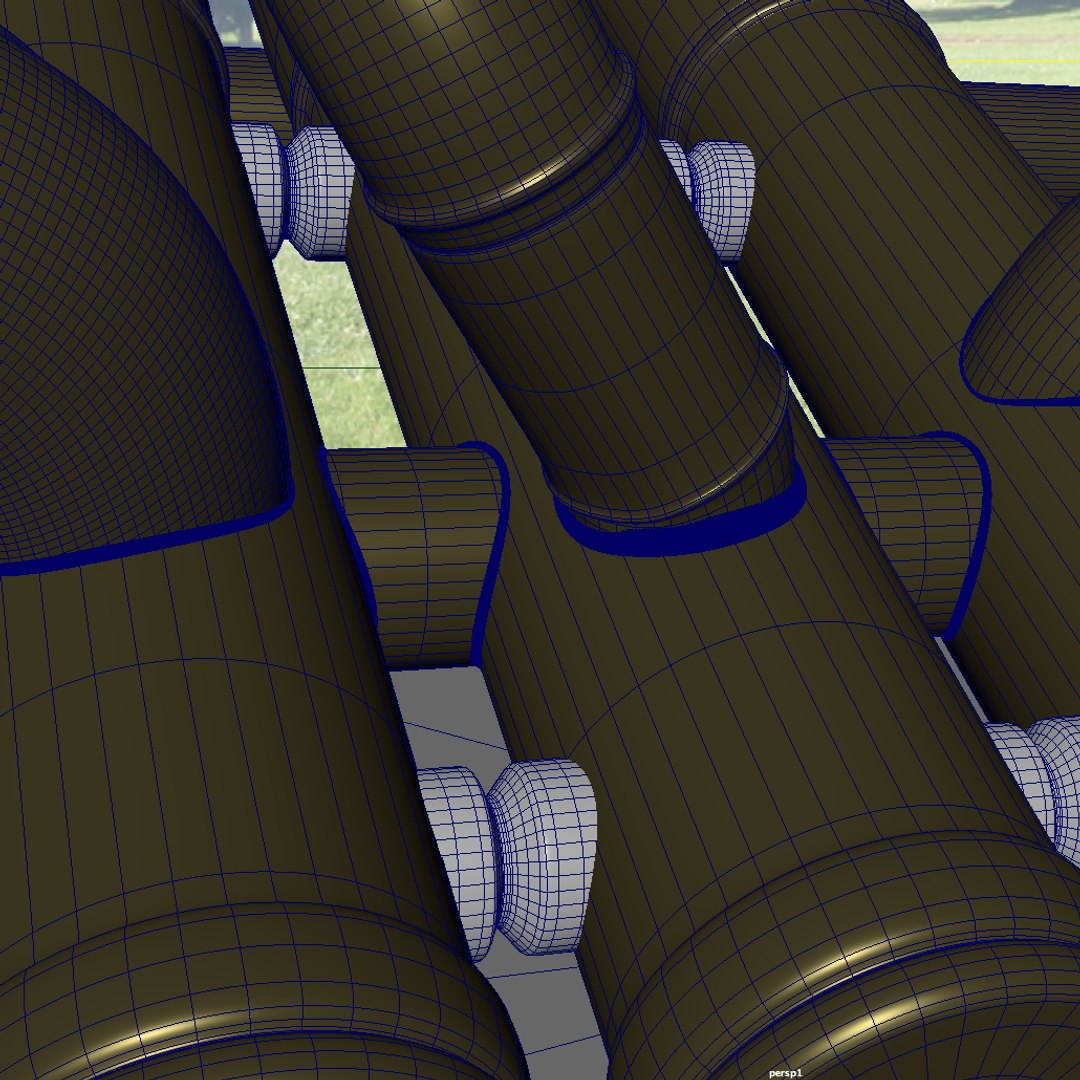 Modeled Trumpet 3d Model