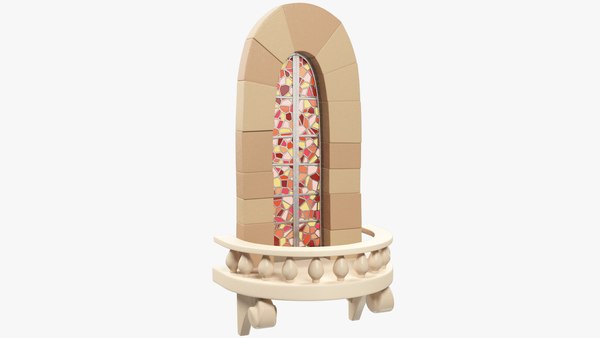 3D stylized medieval building parts model - TurboSquid 1686623