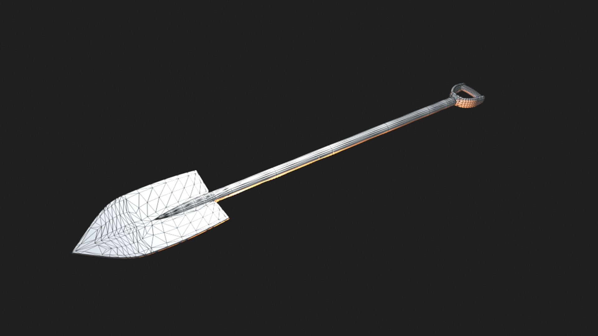 3D Model Shovel Textured - TurboSquid 2107101