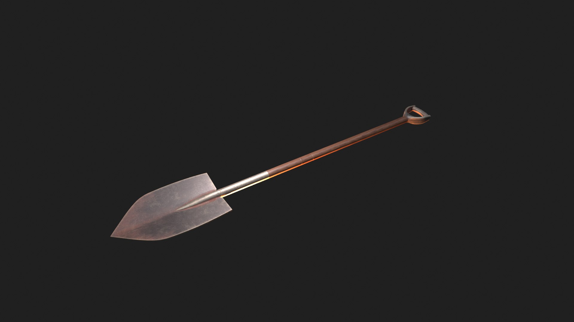3D Model Shovel Textured - TurboSquid 2107101