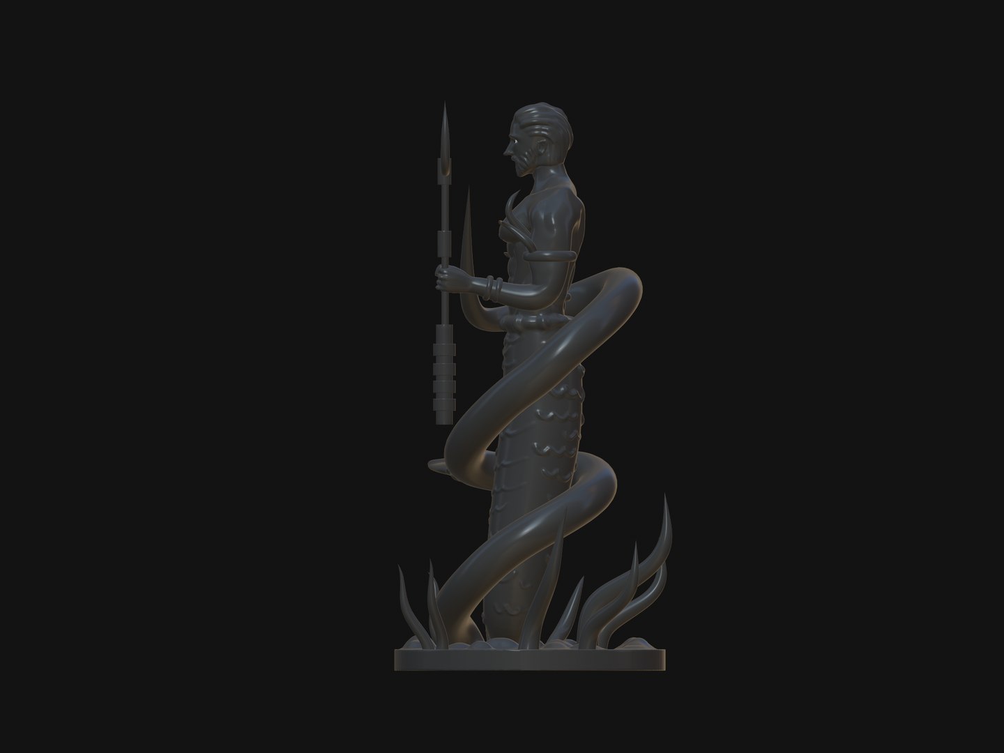 3D Model Poseidon Model With Weapon Design - TurboSquid 1991612