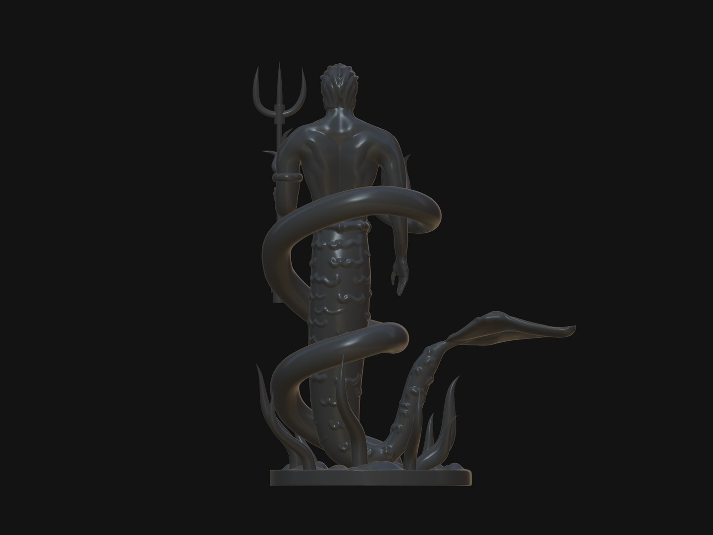 3D Model Poseidon Model With Weapon Design - TurboSquid 1991612