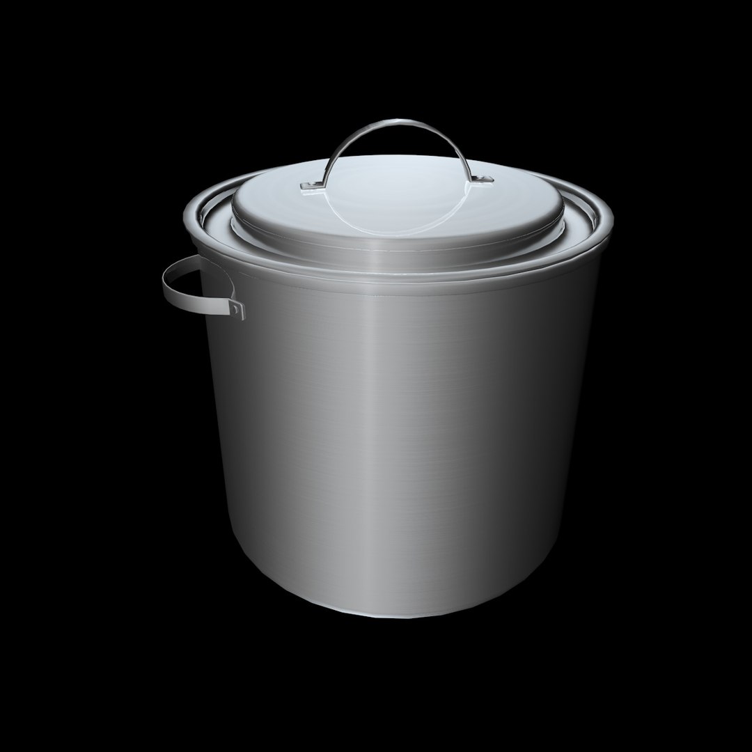 Cooking Pot Canteen Obj