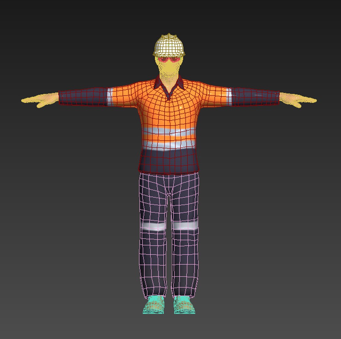 Mining construction worker 3D model - TurboSquid 1375831