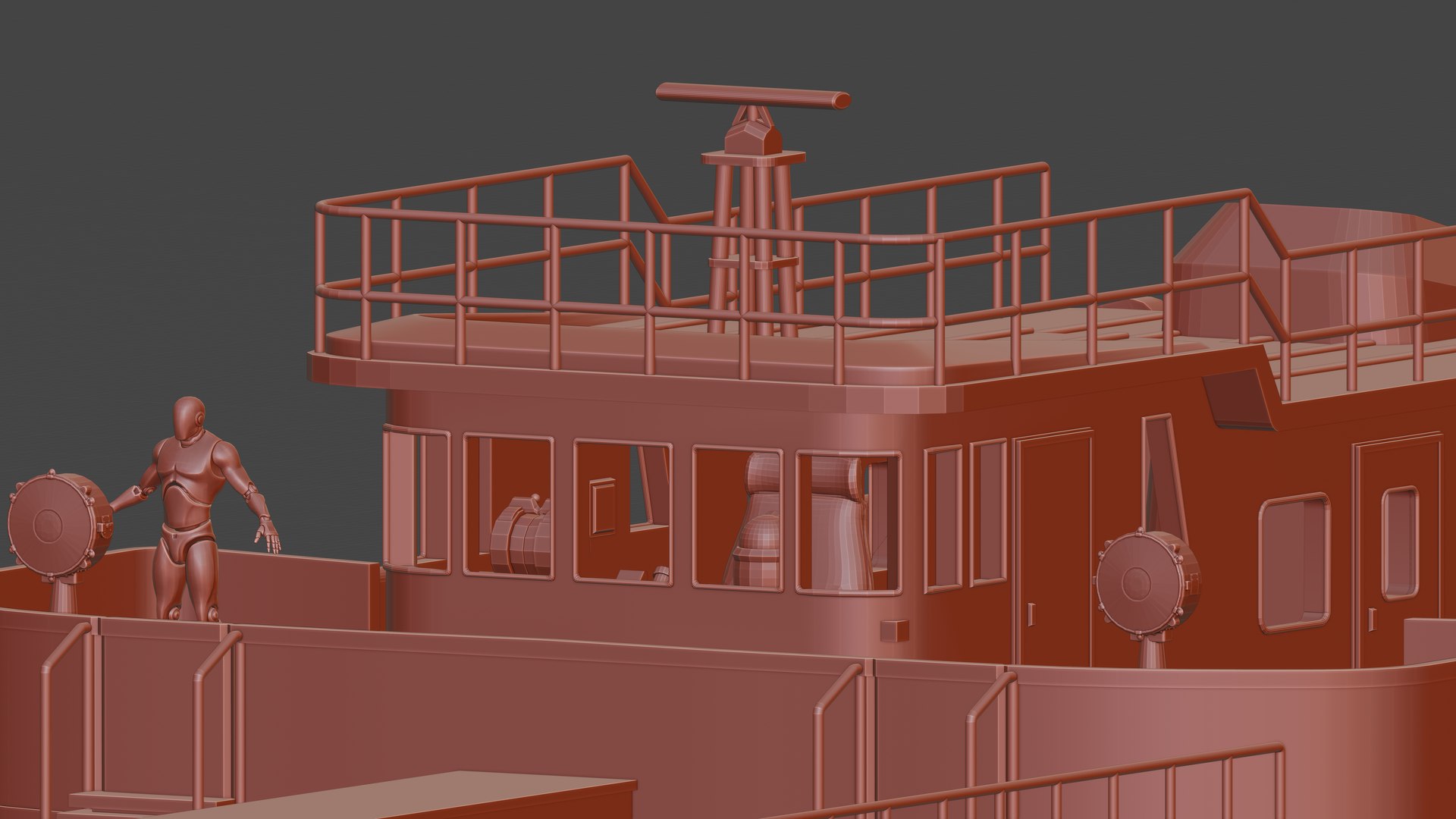 Motor Ship Borodino Project 305 3D Model - TurboSquid 2224801