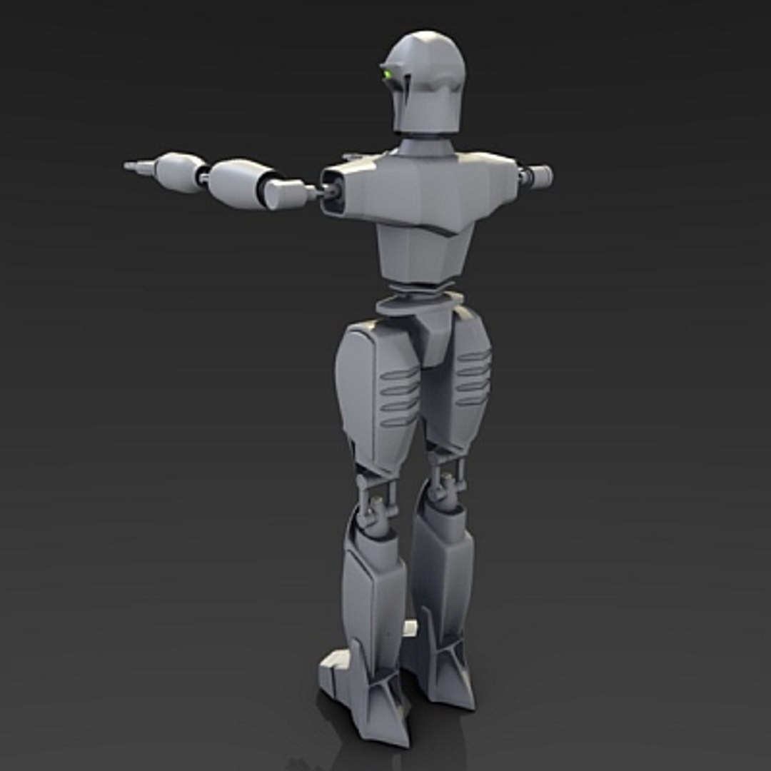 Robot Character 3d Model