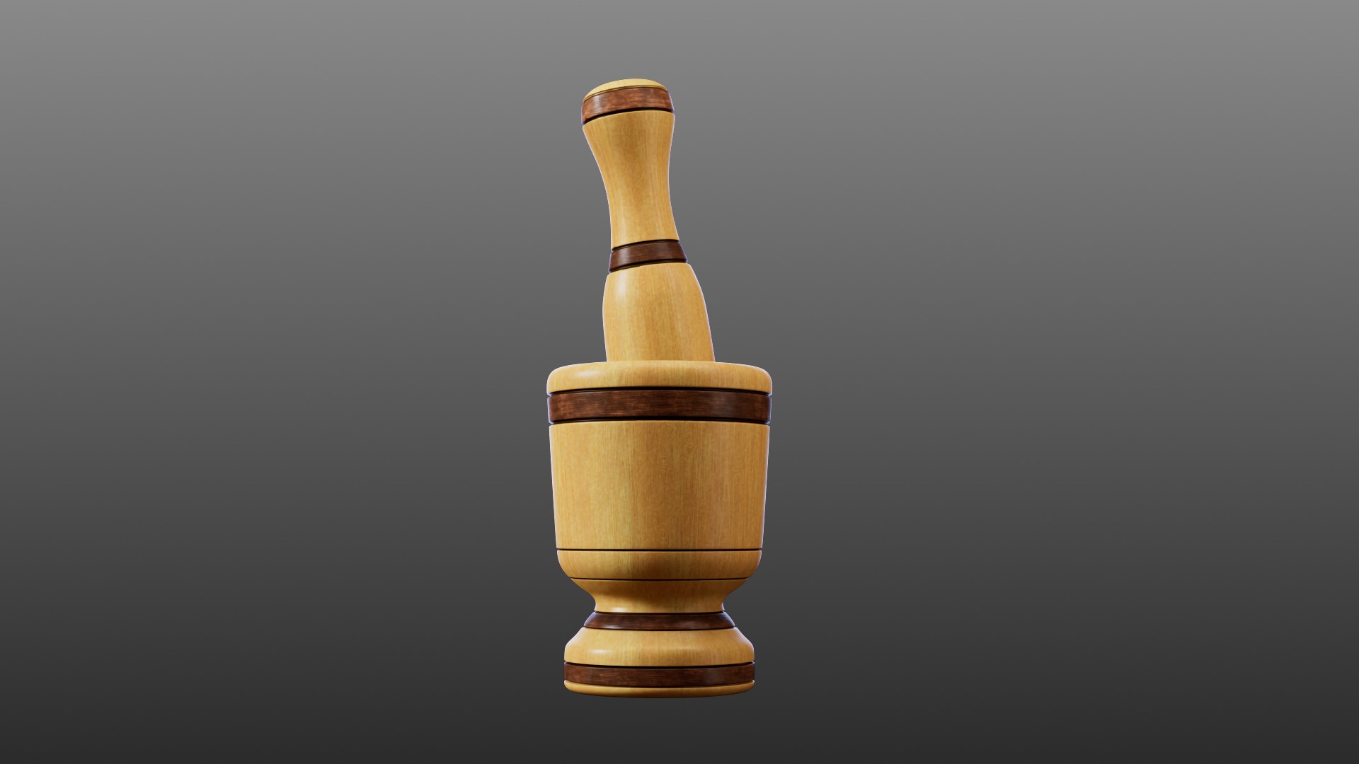 Wood Mortar 3D Model - TurboSquid 2232512