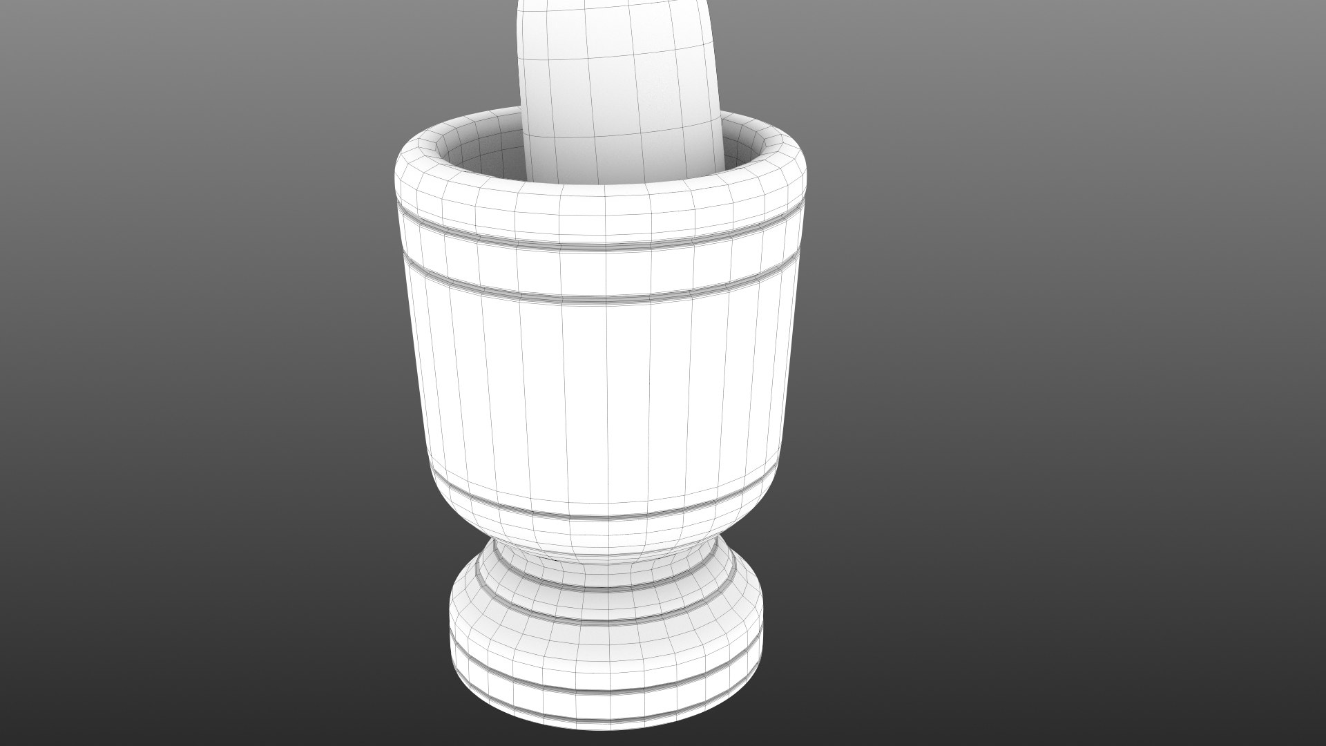 Wood Mortar 3D Model - TurboSquid 2232512