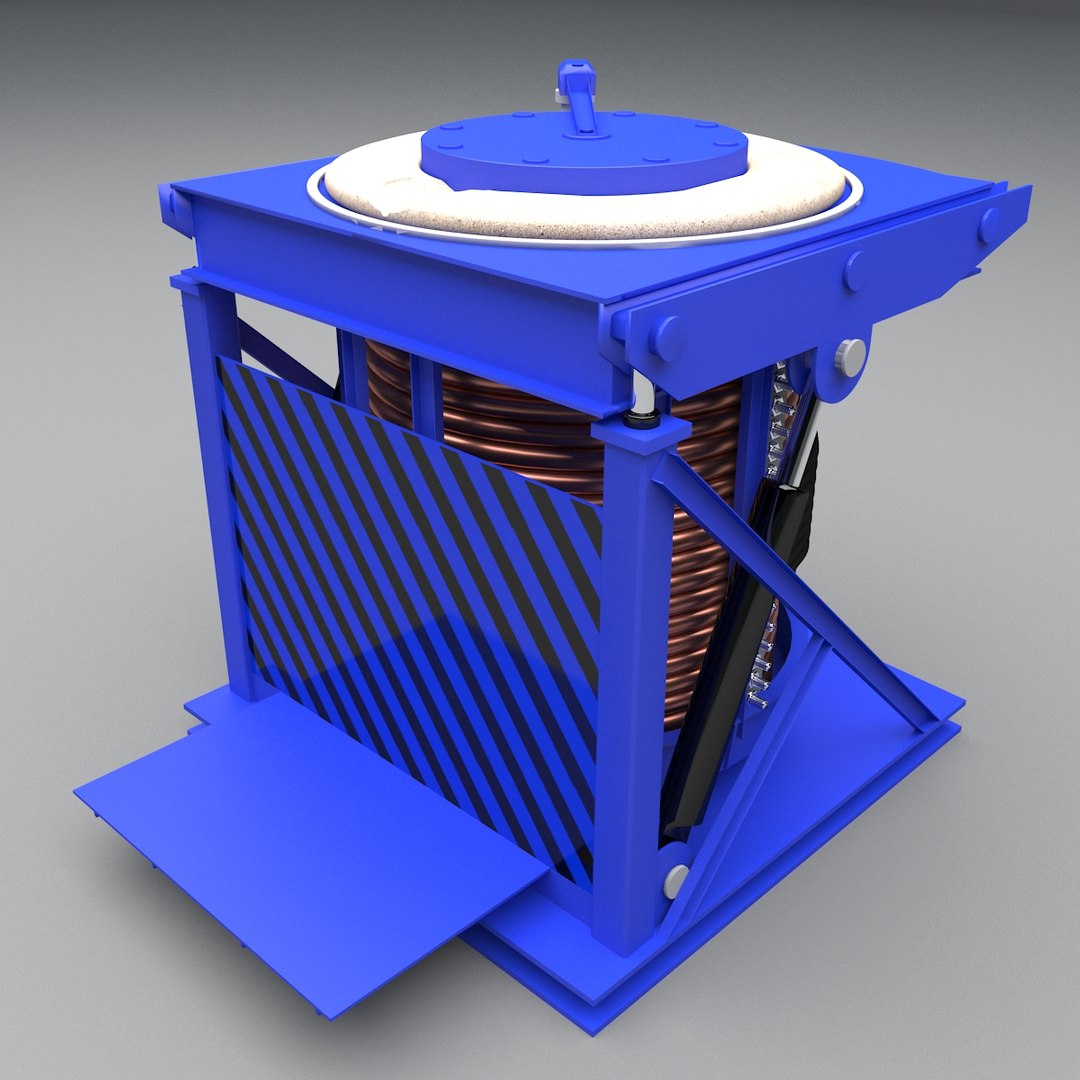 3D Model Induction Furnace - TurboSquid 1299197