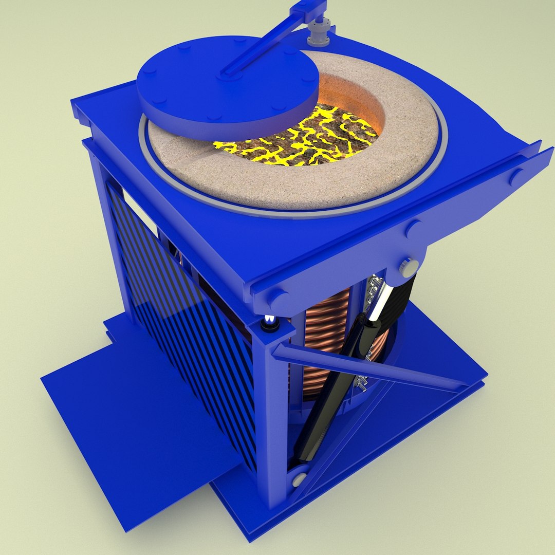 3D Model Induction Furnace - TurboSquid 1299197