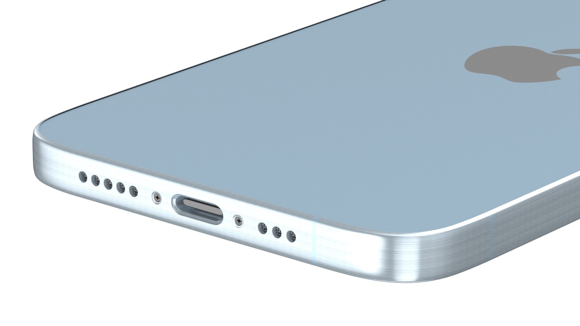 Apple IPhone 15 Plus Blue 3D Model - TurboSquid 2260117